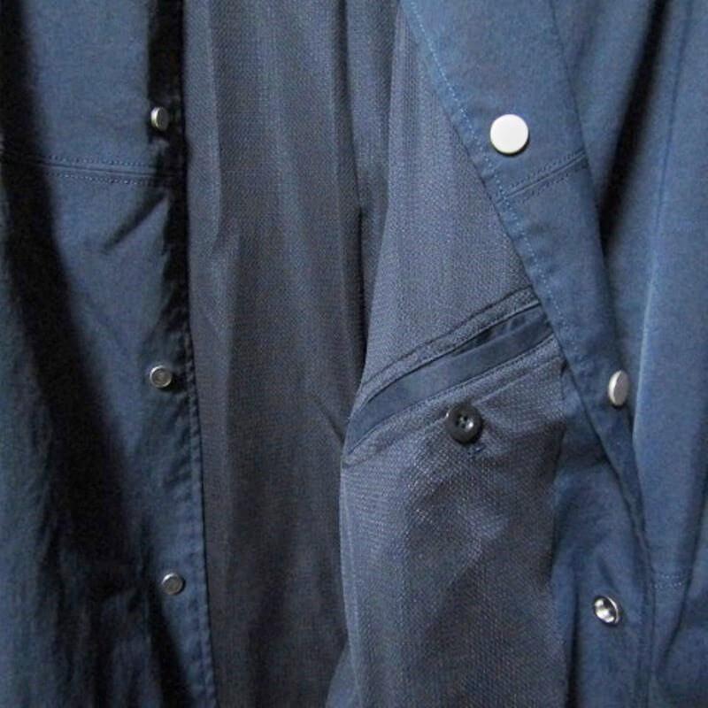nonnative ノンネイティブ チノクロス コーチジャケット NN-J3508 19SS EDUCATOR JACKET POLY CHINO CLOTH 日本製 ネイビー 1 ...