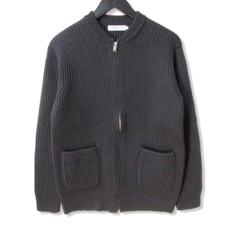 nonnative ノンネイティブ ツーリスト ジップカーディガン NN-K3001 16AW TOURIST ZIP CARDIGAN ウール ブラック 黒 1 27104677 : ...