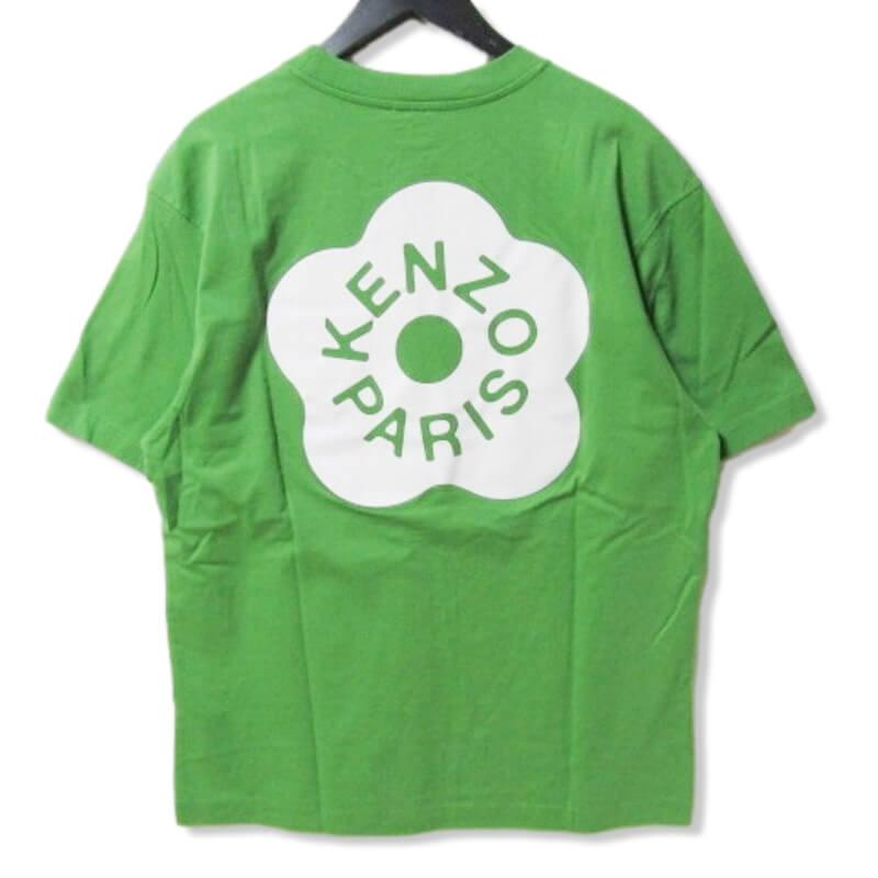 未使用 KENZO ケンゾー 半袖Tシャツ FD55TS4094SG BOKE FLOWER 2.0 T-SHIRT ボケフラワー グラスグリーン M タグ付き 27104758 ...