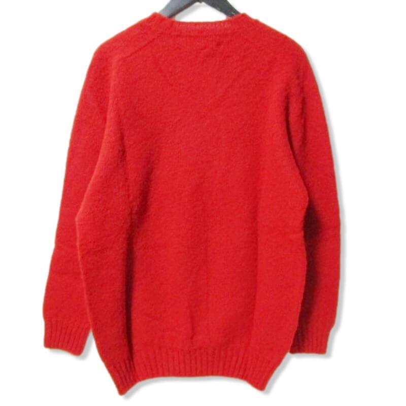 CALEE 未使用 ×Ce forsyth キャリー SHAGGY WOOL KNIT SWEATER CL-20AW001CEF クルーネック ニット レッド M タグ付き 27105019 ...