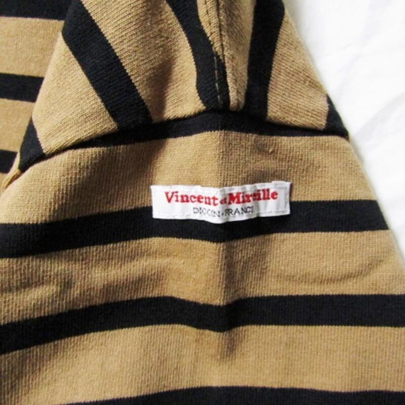 Vincent et Mireille × relume バンソンエミレイユ バスクシャツ 17-040-464-7000-3-0 ボーダー 長袖Tシャツ ベージュ 40 27105065 ...