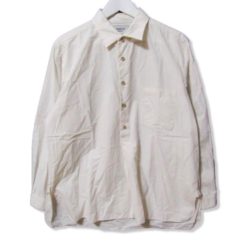 YAECA WRITE ヤエカライト 長袖プルオーバーシャツ 40104 コットン ラミー 日本製 アイボリー S 27105072 : 27105072 : クラシック - 通販 ...
