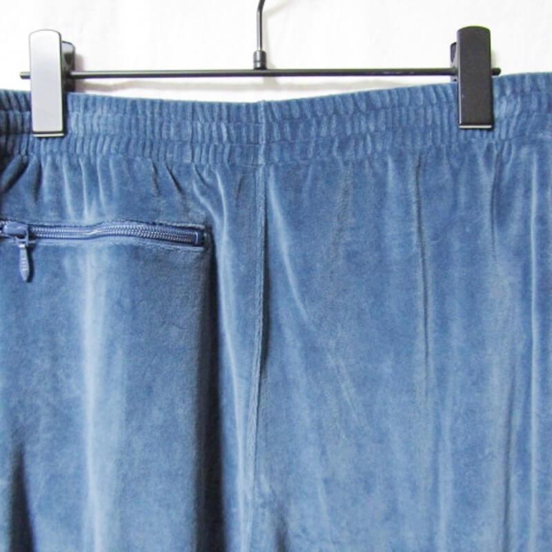 Needles 未使用 ニードルス 23AW ベロア トラックパンツ NS253 Narrow Track Pant - C/Pe Velour スモークブルー M タグ付き 27105133 ...