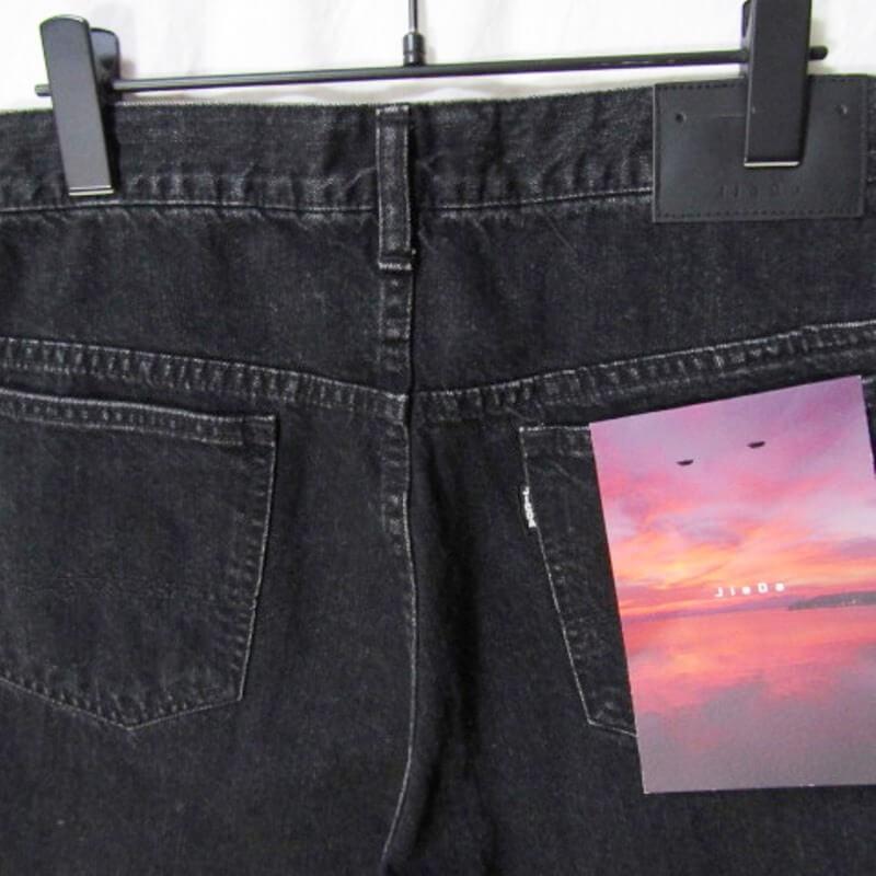 未使用 JieDa ジエダ デニムパンツ Jie-STD-PT17-USED DAMAGE LOOSE FIT DENIM ダメージ ブラック 黒 1 タグ付き 27105190 ...