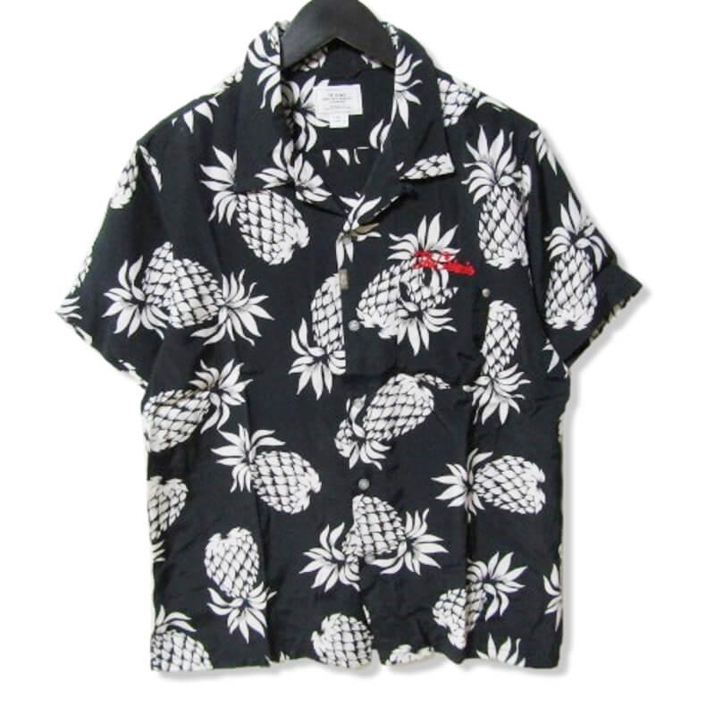 CRIMIE クライミー プレイボーイ アロハシャツ CR01-01K3-SH08 半袖シャツ ALOHA PINEAPPLE SHIRT ブラック 黒 L 27105649 : クラシック ...
