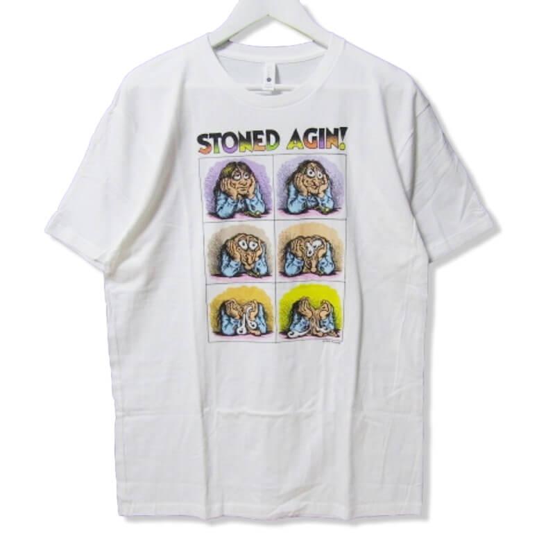 未使用 ROBERT CRUMB ロバートクラム 半袖Tシャツ STONED AGIN! TEE アンダーグラウンドコミックス 50周年記念 ...