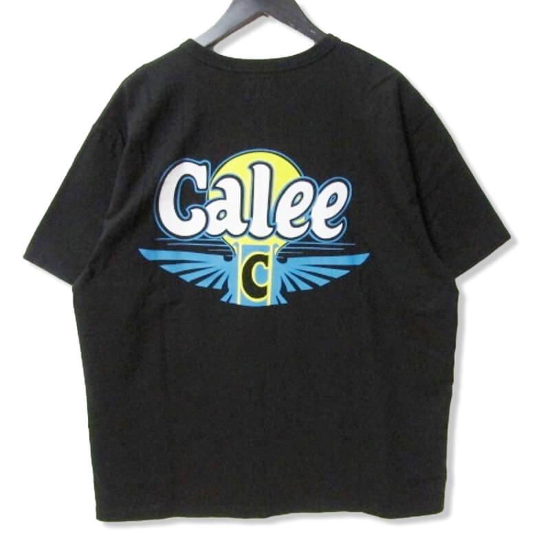 CALEE キャリー 半袖Tシャツ WING LOGO プリント ウィングロゴ ブラック 黒 XL 27106376 : クラシック - 通販 - Yahoo!ショッピング