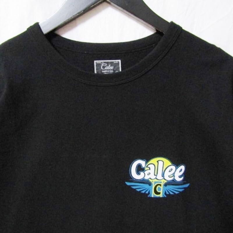CALEE キャリー 半袖Tシャツ WING LOGO プリント ウィングロゴ ブラック 黒 XL 27106376 : クラシック - 通販 - Yahoo!ショッピング