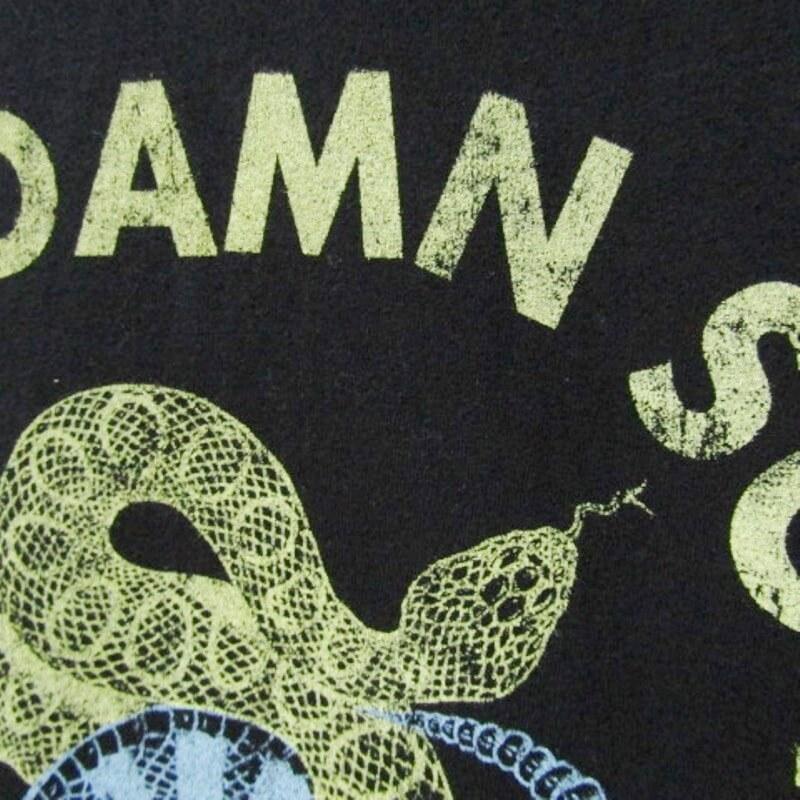 CALEE キャリー 半袖Tシャツ SO VAIN DAMN HOT プリント 蛇 ブラック 黒 XL 27106377 : クラシック - 通販 - Yahoo!ショッピング