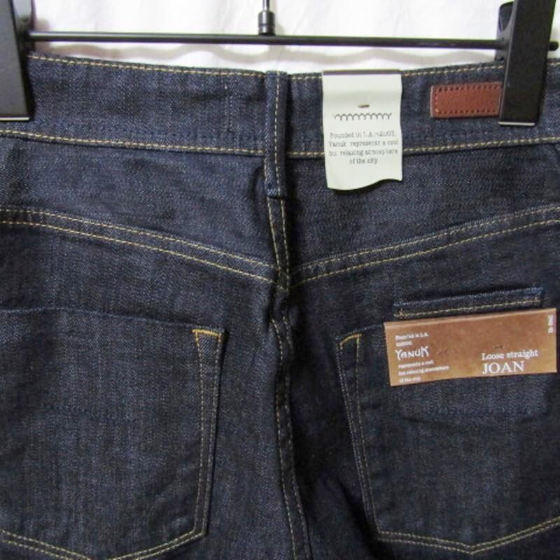 未使用 YANUK ヤヌーク デニムパンツ 57132220 ルーズストレート JOAN ワンウォッシュ ウィメンズ インディゴ 26 タグ付き 27106438 : クラシック - 通販 ...