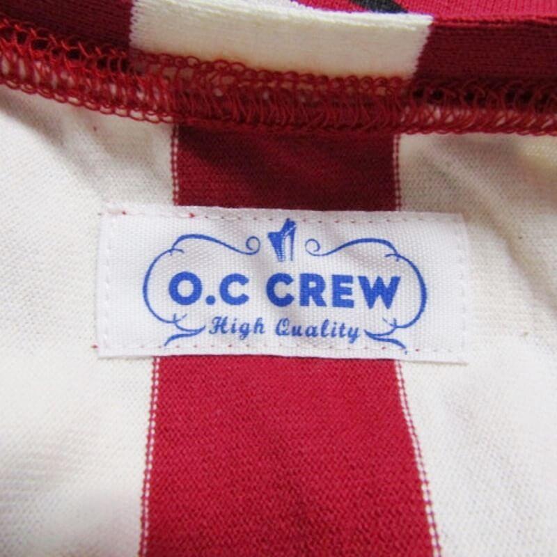 未使用 O.C CREW オーシークルー 半袖Tシャツ OCR14SM-TE03 ストライプ Tee レッド S タグ付き 27106517 : クラシック - 通販 - Yahoo!ショッピング