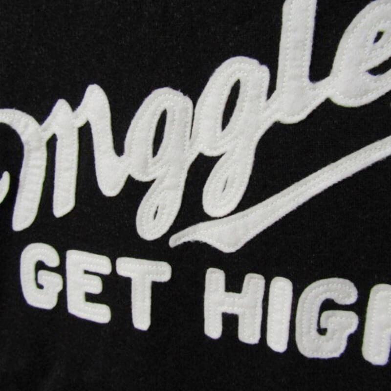 未使用 Delinquent Bros デリンクエントブロス 半袖Tシャツ DE12-42 Maggl Tee ブラック 黒 S タグ付き ...