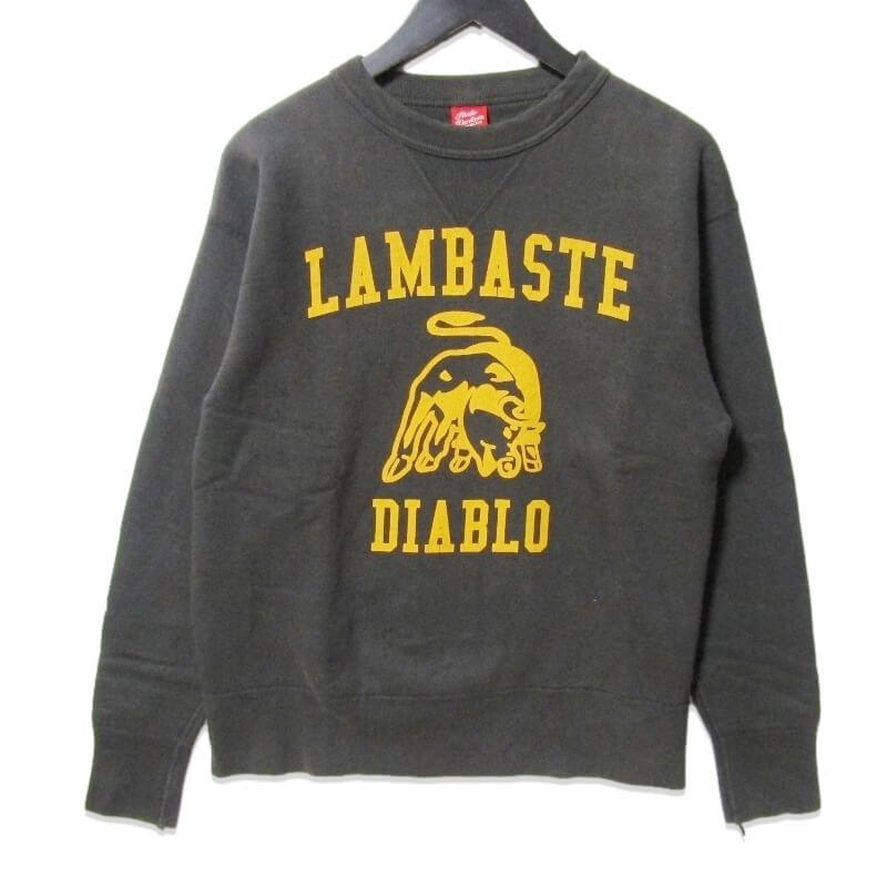 STUDIO D'ARTISAN ステュディオダルチザン スウェット LAMBASTE DIABLO プリント トレーナー 日本製 GY M ...