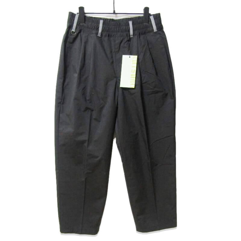 未使用 RUTSUBO 坩堝 ルツボ ナイロン イージーパンツ R24SS-TAF-PT NYLON DYED TAFFETA NEW TYPE EASY PANTS ブラック M ...