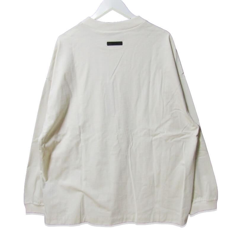 美品 FOG ESSENTIALS エフオージーエッセンシャルズ 長袖Tシャツ 8312-343-2199 L/S TEE クルーネック ロゴ ベージュ S 27108880 : クラシック ...
