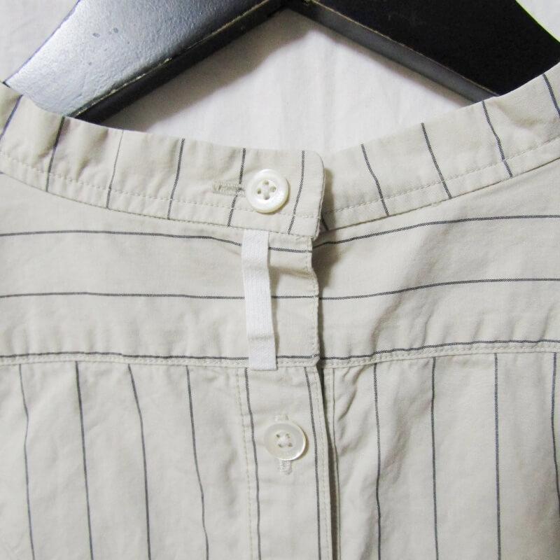 OLD JOE & CO. オールドジョー バックプラケット バンドカラーシャツ BACK-PLACKET BAND COLLAR ペンシル ...