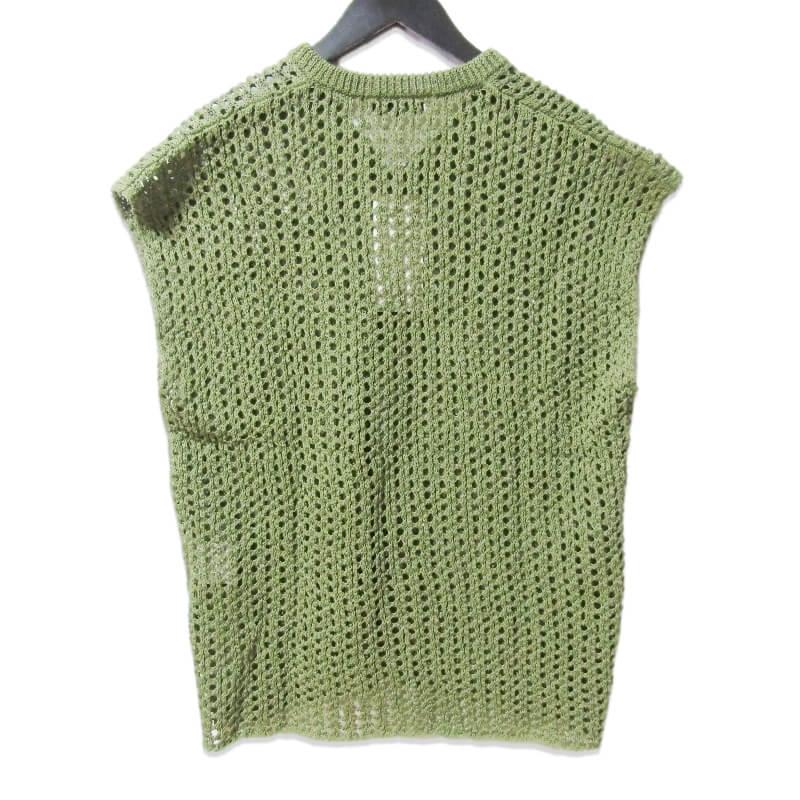 未使用 Jieda ジエダ ニットベスト Jie-24S-KN03 KNIT VEST 24SS コットン グリーン 1 タグ付き 27109597 : クラシック - 通販 - Yahoo ...
