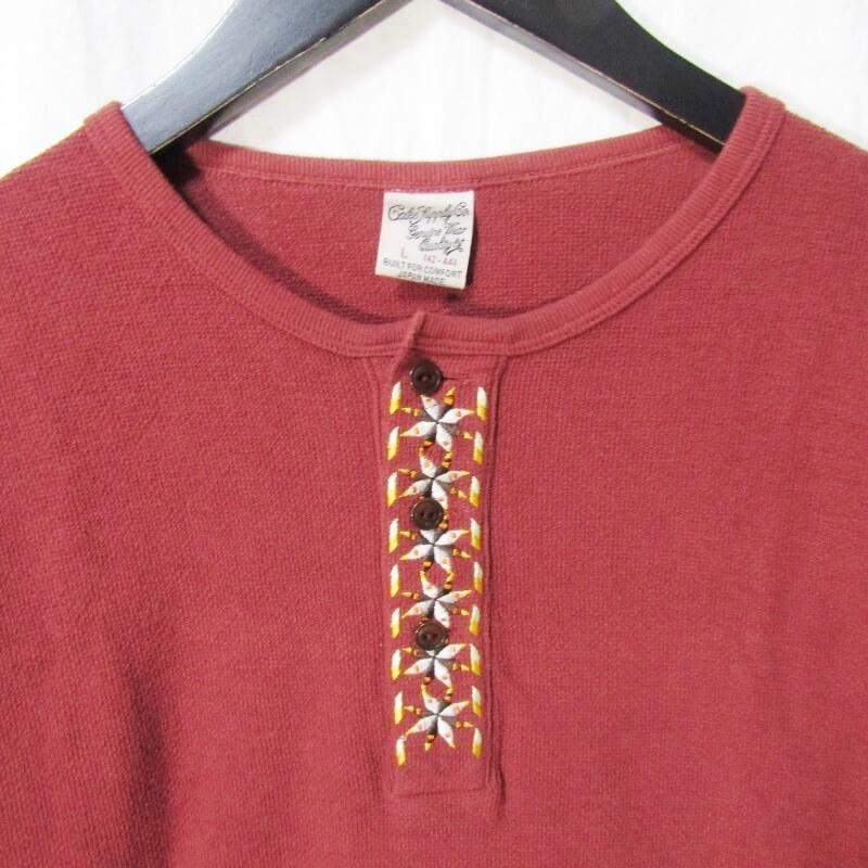 CALEE キャリー 長袖Tシャツ ヘンリーネック コットン 日本製 ブラウン L 27109656 : クラシック - 通販 - Yahoo!ショッピング