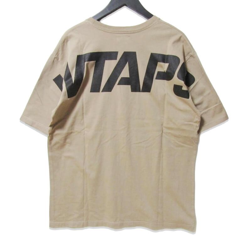 WTAPS ダブルタップス 半袖Tシャツ 21SS STENCIL TEE 211PCDT-ST06S ステンシル スクリーンプリント コットン ベージュ 4 27110053 : クラシック ...