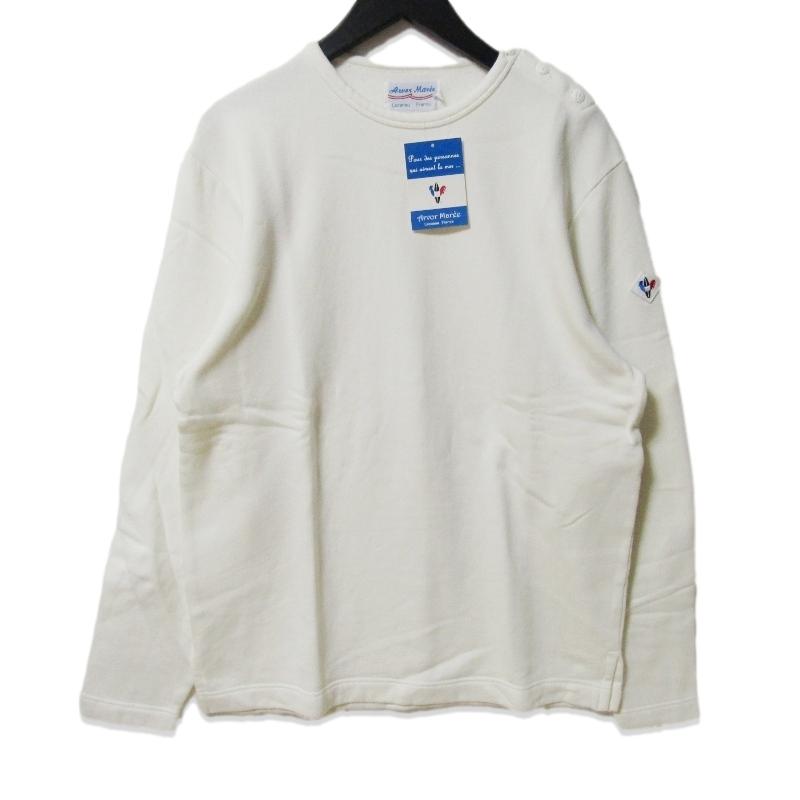 未使用 Arvor Maree アルボーマレー スウェット トレーナー ショルダーボタン コットン ホワイト 白 3 27110524 : クラシック - 通販 - Yahoo!ショッピング