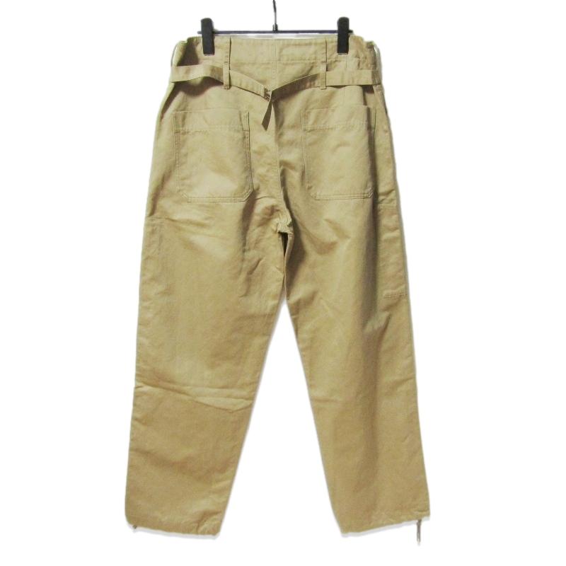 未使用 YLEVE イレーヴ FINX COTTON LAMIE TWILL TROUSERS 170-4240010 トラウザーズパンツ ...