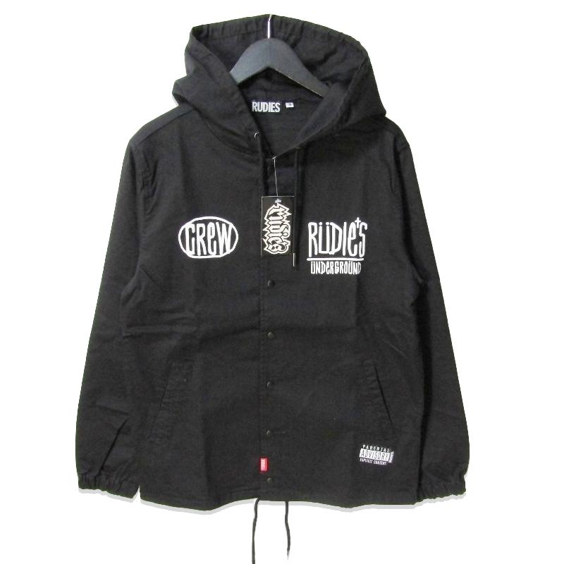未使用 RUDIE'S ルーディーズ ドローイング コーチジャケット 85251-3 DRAWING HOOD JACKET ブラック 黒 M ...
