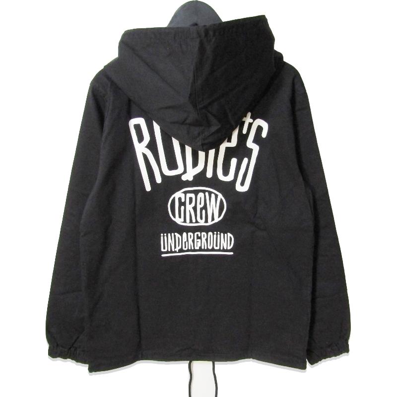 未使用 RUDIE'S ルーディーズ ドローイング コーチジャケット 85251-3 DRAWING HOOD JACKET ブラック 黒 M ...