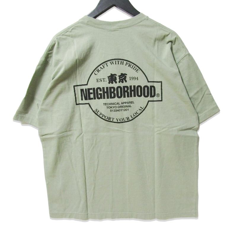 NEIGHBORHOOD 美品 ネイバーフッド 半袖Tシャツ 241PCNH-ST04 NH.TEE SS-4 セージグリーン L 27111706 : クラシック - 通販 - Yahoo ...