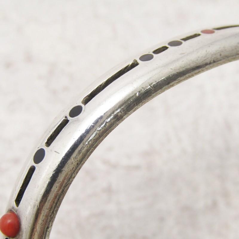 Ernest Benally ナバホ族 バングル コーラル ブレスレット アーネストベナリー インディアンジュエリー 中古 28001467 ...