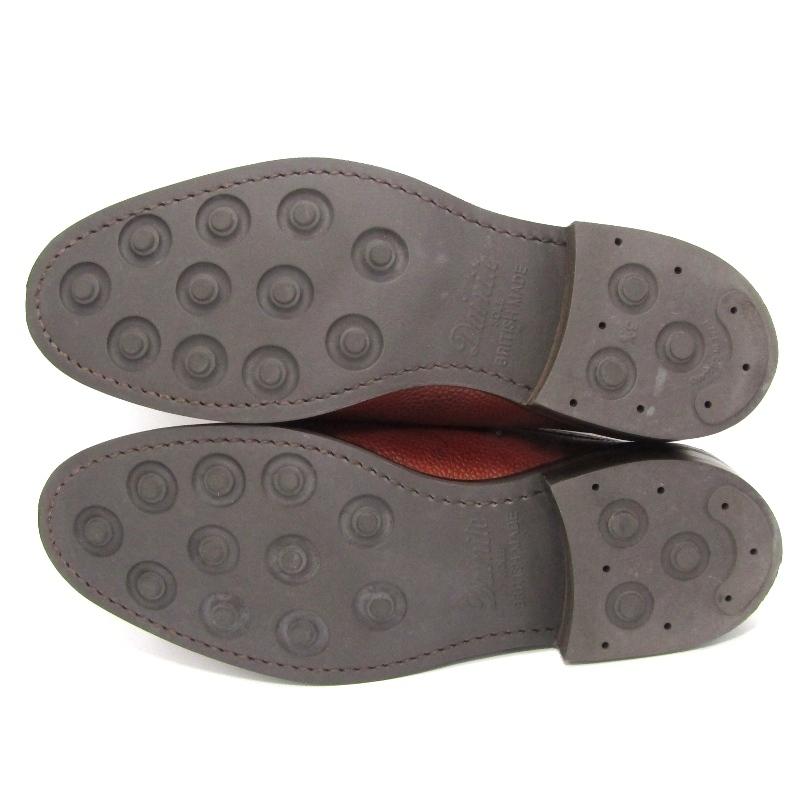 美品 CHEANEY チーニー TENTERDEN 2R グレインカーフ テンターデン ダイナイトソール マホガニー UK7F 箱付シューズ ...