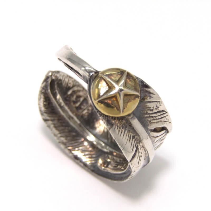 CALEE キャリー リング フェザー ピンキー FEATHER PINKIE RING JAM HOME MADE ジャムホームメイド コラボ シルバー 13号 28005581 ...