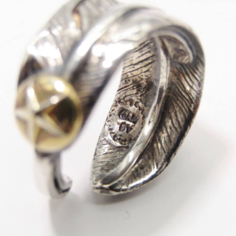 CALEE キャリー リング フェザー ピンキー FEATHER PINKIE RING JAM HOME MADE ジャムホームメイド コラボ シルバー 13号 28005581 ...