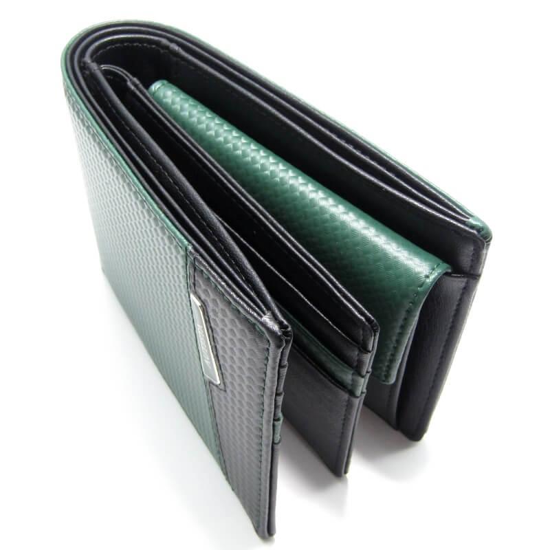 未使用 AUTISTA アウティスタ 二つ折り財布 AUT-014 エヴォルヴィ Evolvi 二つ折り Neu interesse グリーン×ブラック 28005896 : クラシック ...