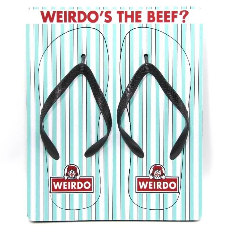 WEIRDO 未使用 ウィアード L ビーチサンダル WRD-19-SS-G09 WINDY'S-BEACH SANDAL Lサイズ ...