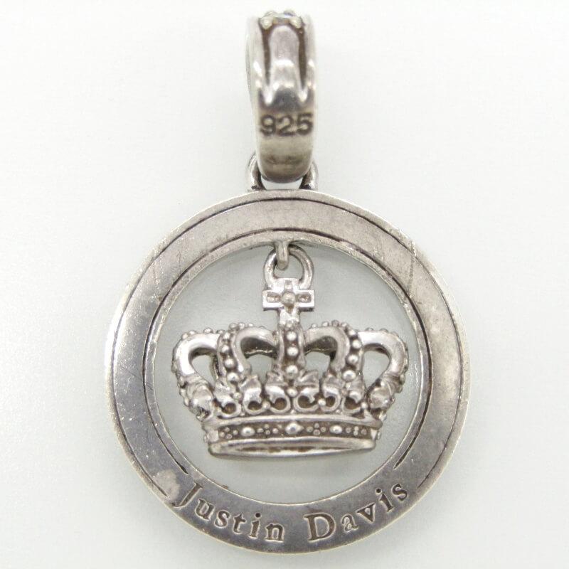 JUSTIN DAVIS ジャスティンデイビス ペンダント SPJ177 ST.MARTIN Pendant セイントマーティン クラウン ラウンド トップ 28006042 : クラシック ...