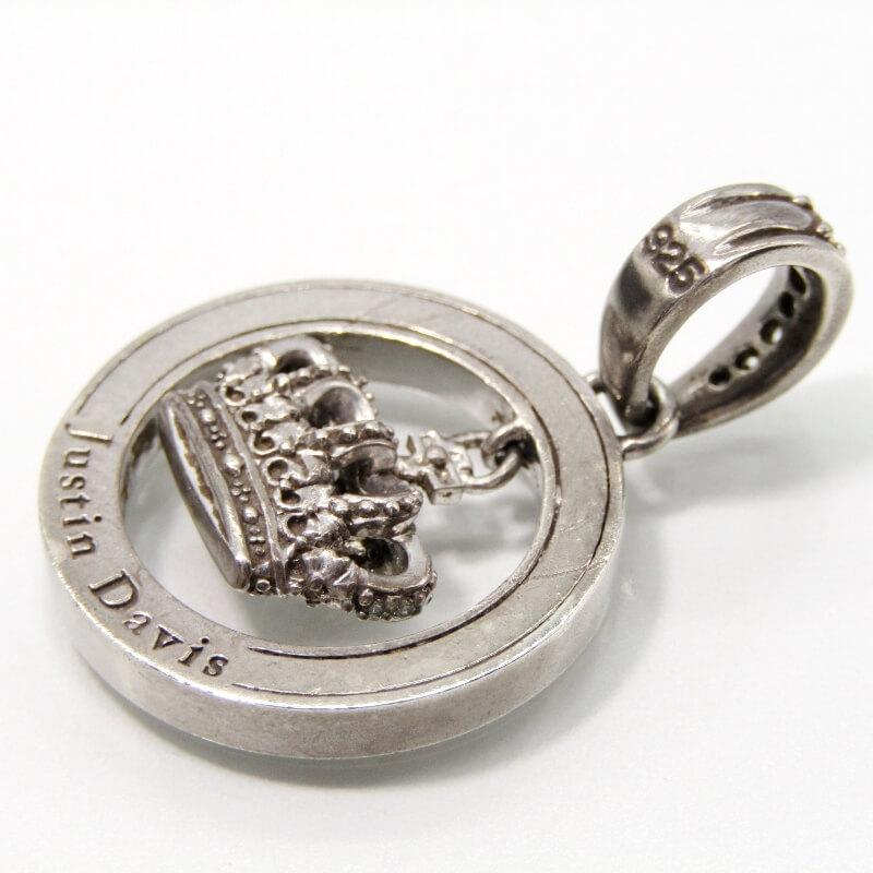 JUSTIN DAVIS ジャスティンデイビス ペンダント SPJ177 ST.MARTIN Pendant セイントマーティン クラウン ラウンド トップ 28006042 : クラシック ...