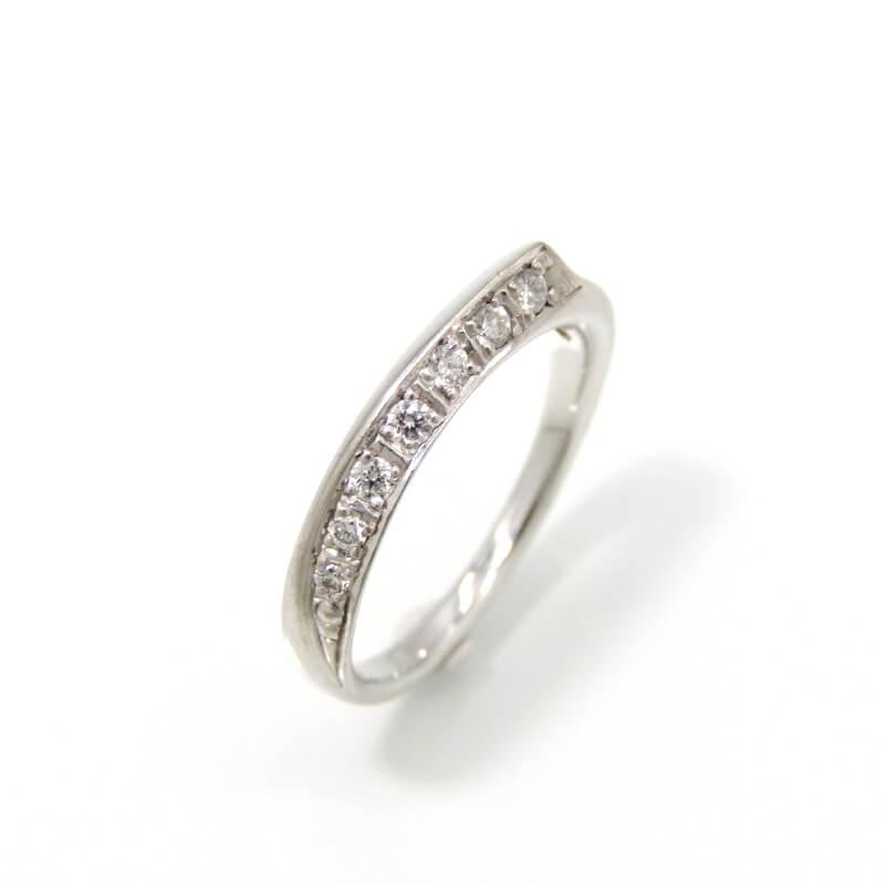 STAR JEWELRY スタージュエリー リング 0.09ct ダイヤモンド K18WG ホワイトゴールド レディース 指輪 ピンキーリング 4号 28006051 : クラシック - 通販 ...