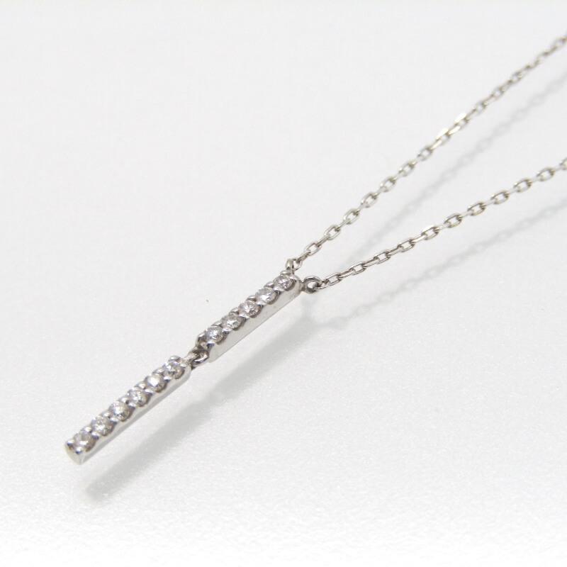 美品 STAR JEWELRY スタージュエリー ネックレス K18WG ダイヤ0.07ct ホワイトゴールド 10粒 ダイヤモンド レディース 28006052 : 28006052 ...