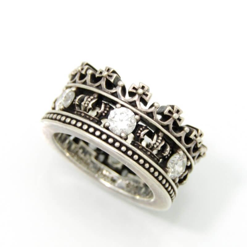JUSTIN DAVIS ジャスティンデイビス リング SRJ450 GALIANA RING ガリアナ クラウン SV925 ジルコニア ...