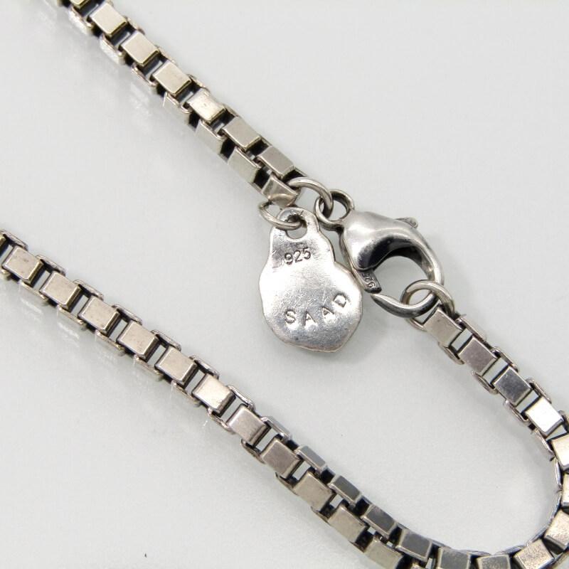 SAAD サード ブレスレット ベネチアンチェーン ボックス リンク SV925 メンズ シルバー925 28006448 : クラシック - 通販 - Yahoo!ショッピング