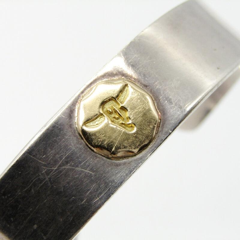 TADY&KING タディアンドキング バングル 平打ち GPロングホーン Sサイズ プレーン SV925 K18 メンズ レディース 28006661 : 28006661 : クラシック ...