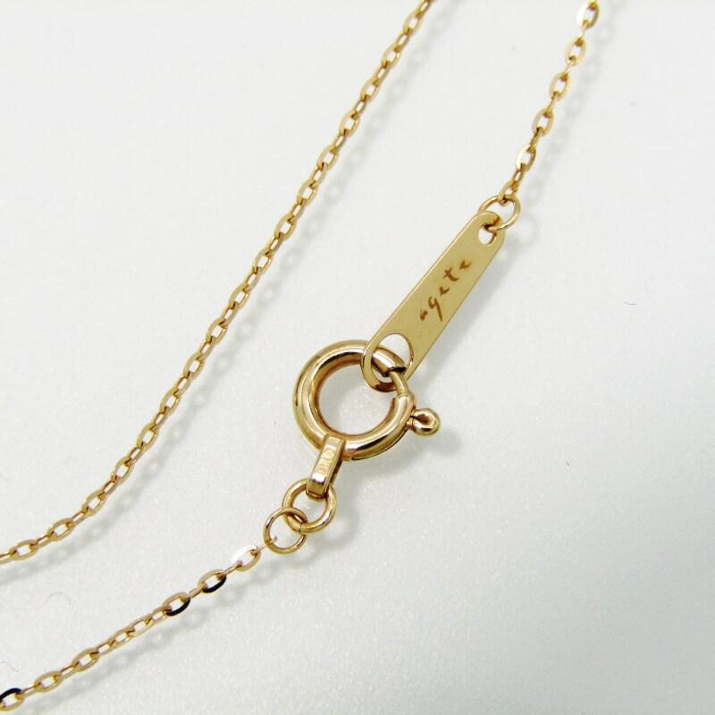 美品 agete アガット ネックレス K10YG WEB限定 ダイヤモンド 3石 0.01ct イエローゴールド レディース 28006838 : クラシック - 通販 - Yahoo!ショッピング