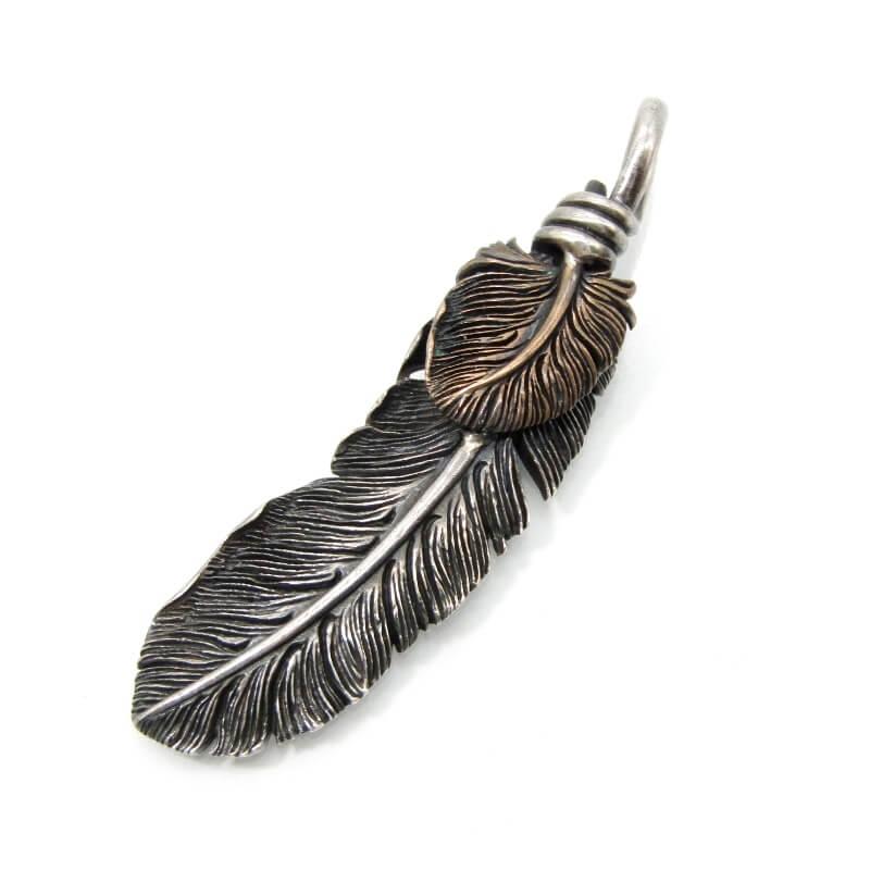 SAAD サード ペンダント ブロンズハート フェザー SV925 左向き トップ チャーム ネックレストップ 28007018 : クラシック - 通販 - Yahoo!ショッピング