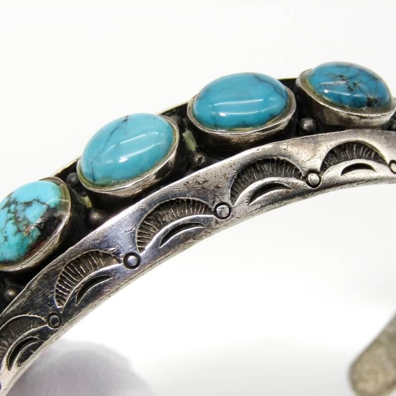 SAAD サード バングル 5連 ターコイズ スタンプワーク ツイスト SV925 シルバー925 メンズ レディース 28007127 : クラシック - 通販 - Yahoo!ショッピング