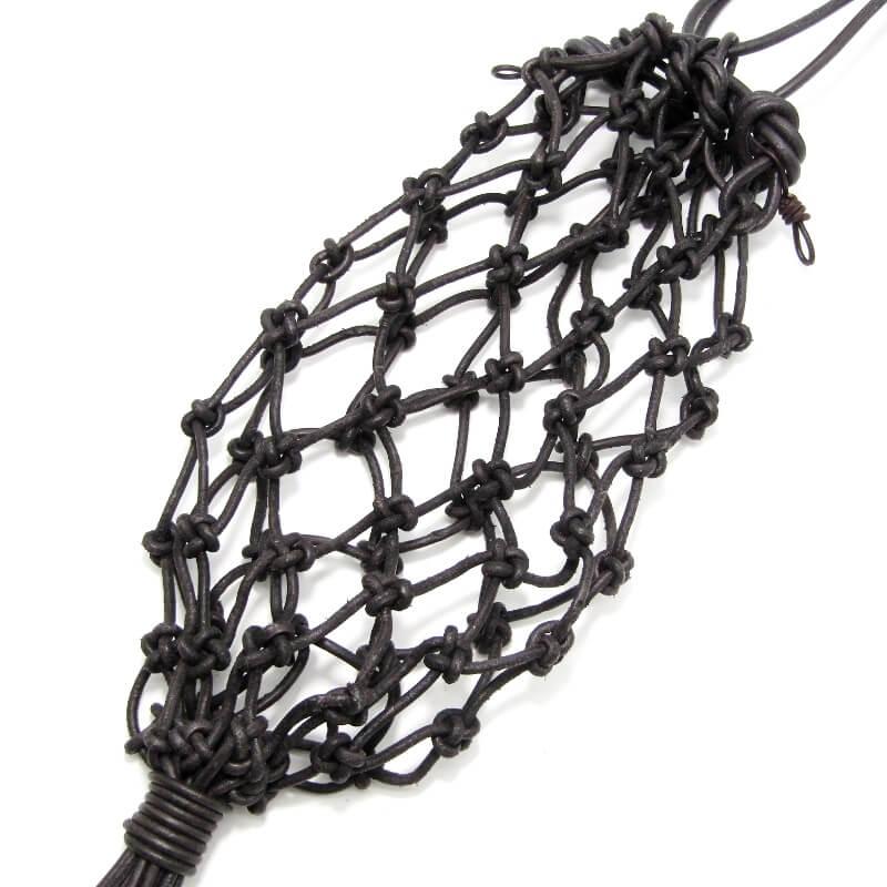 Hender Scheme 美品 エンダースキーマ レザーネストバッグ ro-rb-nbl leather nest bag 巾着型 ネット ブラック 黒 28007155 : クラシック ...