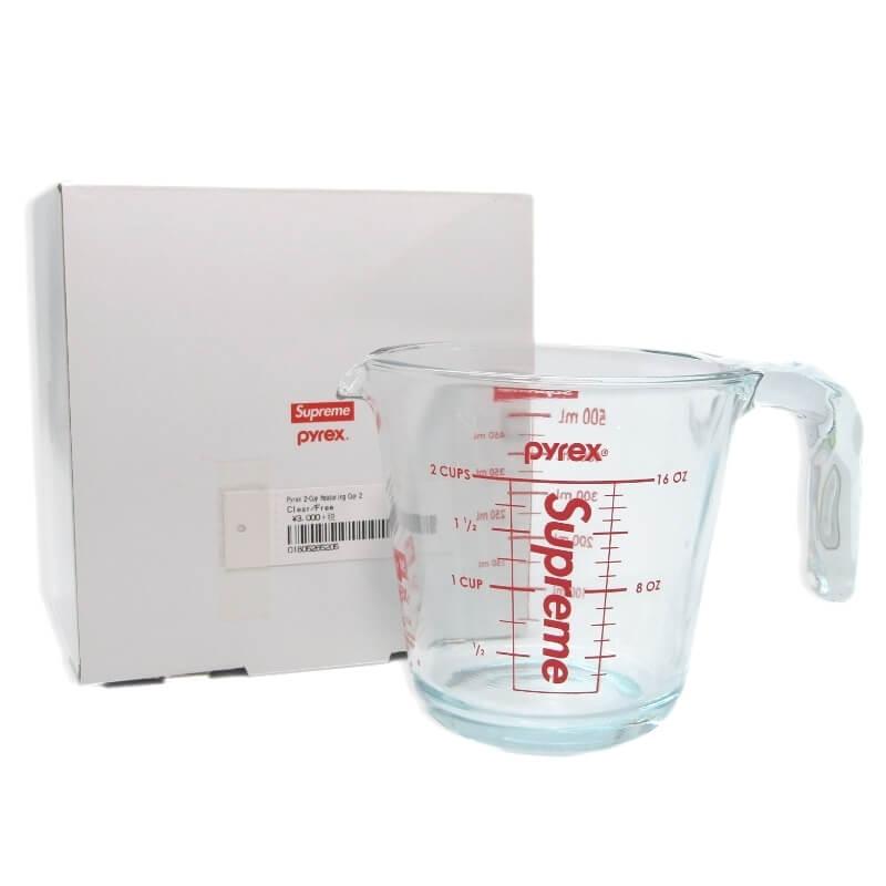 Supreme 未使用 シュプリーム メジャーカップ 19AW Pyrex 2-Cup Measuring Cup パイレックス 計量カップ ...