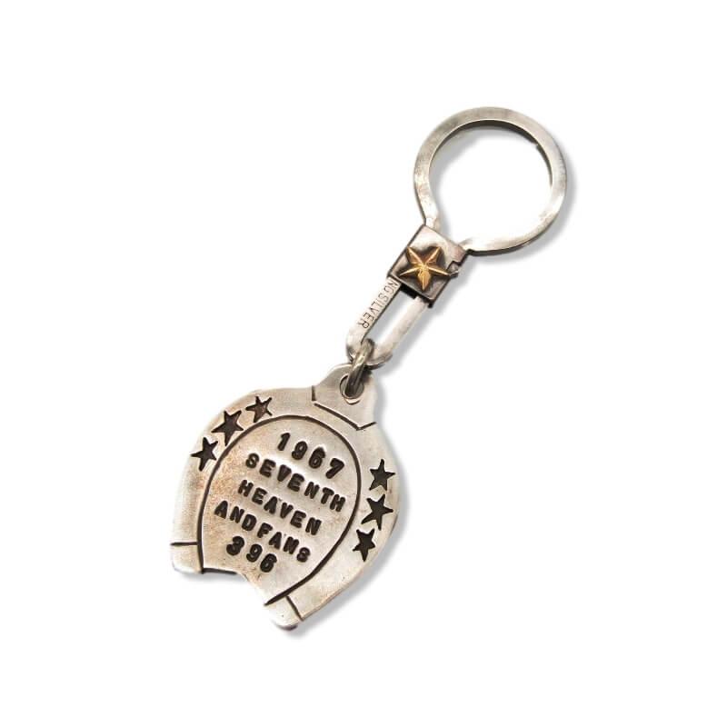 未使用 ANDFAMILYS アンドファミリー キーフック SP-23101 HORSE KEY HOOK ホースシュー SV925 キーホルダー 10K スター 28007454 ...