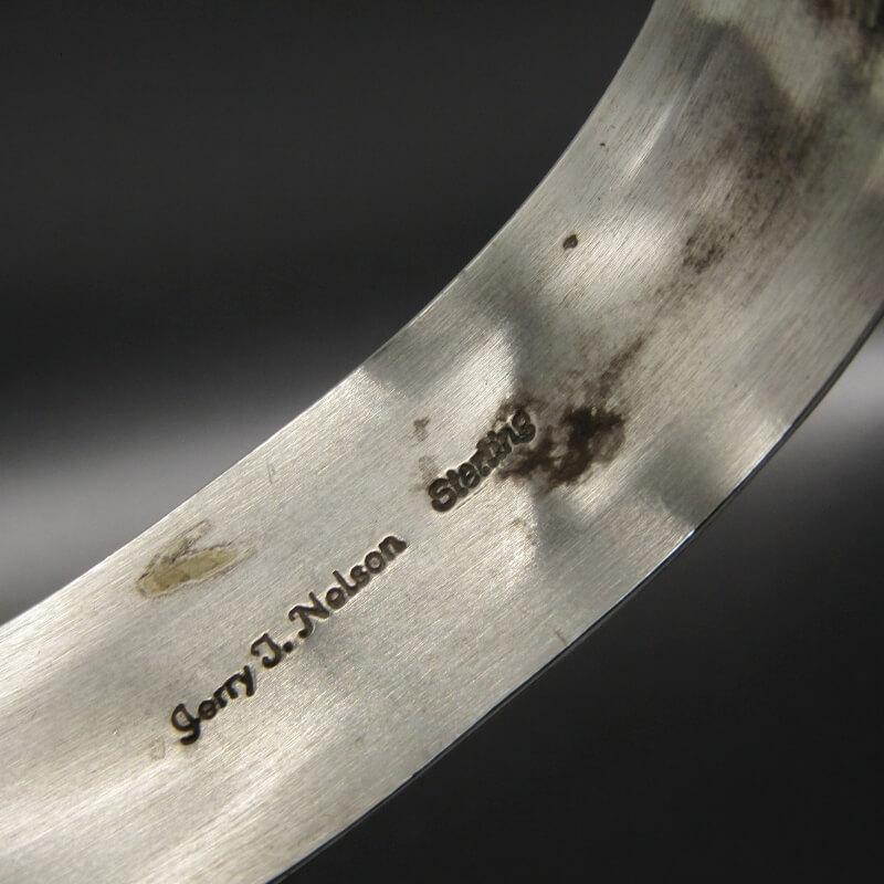 Jerry Nelson ナバホ族 バングル インレイ ジェリーネルソン ブレスレット メンズ レディース 28007989 : クラシック ...