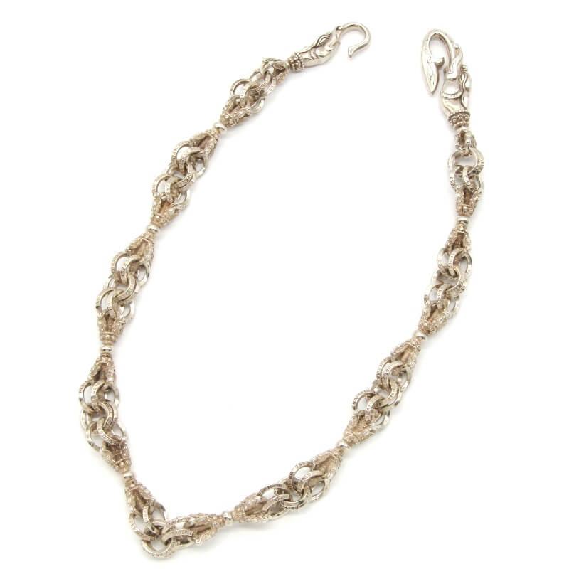 ZOCALO 美品 ソカロ ウォレットチェーン ダブルリンク バード ドージェ Bird Dorje Wallet Chain SV950 52cm 28009010 : クラシック - 通販 ...