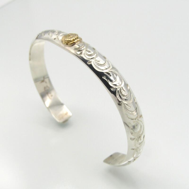 TADY&KING タディアンドキング バングル コウマル GP付き アラベスク Mサイズ tkb-058 K18 GPウルフ 甲丸 SV925 28009129 : 28009129 ...